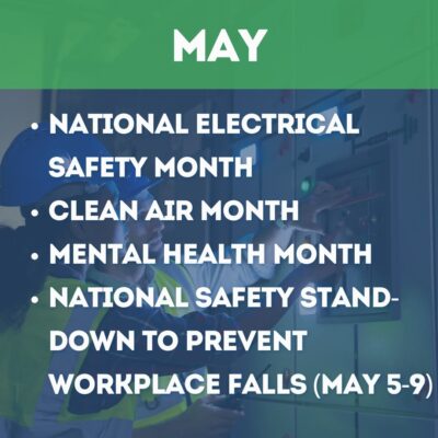 Monthly Safety Topic Calendar - Maximize Your Safety Meetings